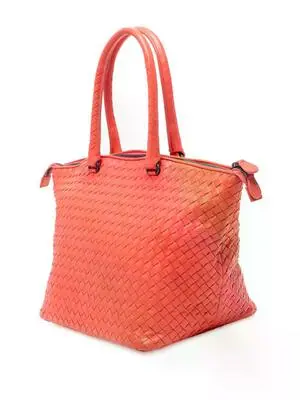Bottega Veneta Nappa Intrecciato Zip Tote Bag