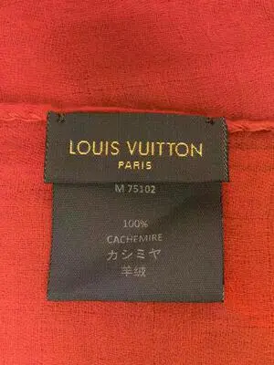 LOUIS VUITTON 2010s Frayed Cashmere Shawl