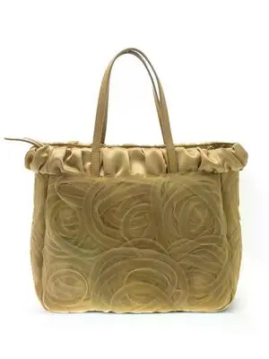 Alberta Ferretti Satin Tote Bag