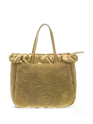Alberta Ferretti Satin Tote Bag