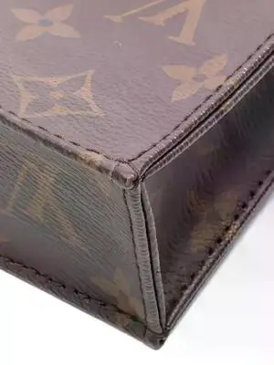 LOUIS VUITTON 2020 Petit Sac Plat Tote Bag - Brown