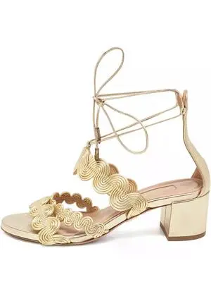 AQUAZZURA 50mm Leather Sandals