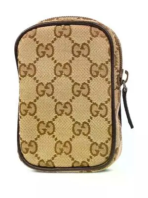 Gucci 1990s Gg Monogram Pouch