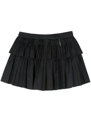 Alexander McQueen 2010s Pleated Mini Skirt