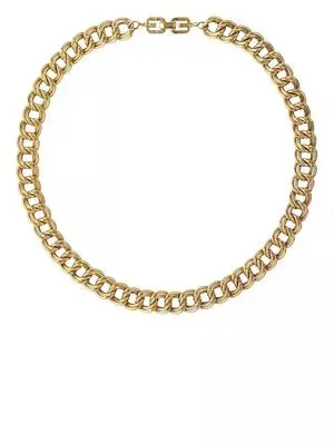Givenchy 1980s Curb Chain Choker - Gold