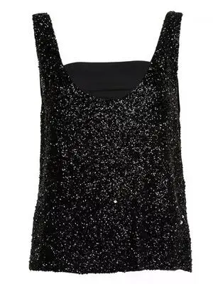 Retrofete Glitter-detailing Top