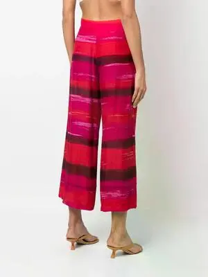 Gianfranco Ferre 1990s Striped Cropped Trousers