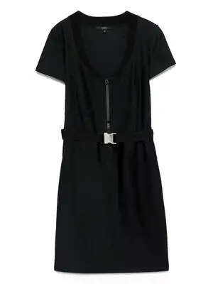 Gucci 2000s Belted Midi Dress
