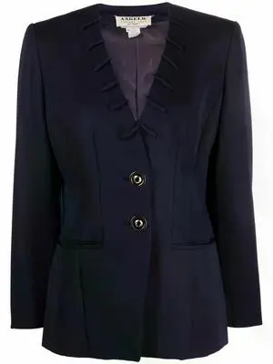 BEATRICE DI BORBONE VINTAGE 1980s Lace-up Blazer