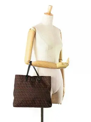 Fendi Zucchino Canvas Tote Bag