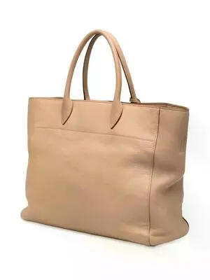 Prada Vitello Phenix Open Convertible Tote Satchel - Brown