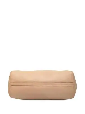Prada Vitello Phenix Open Convertible Tote Satchel - Brown