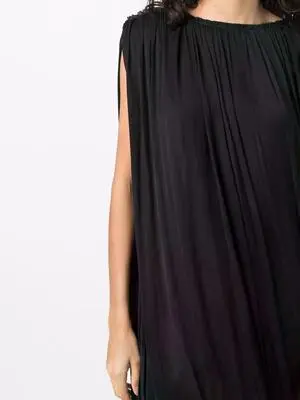 LANVIN 2008 Draped Knee-length Dress