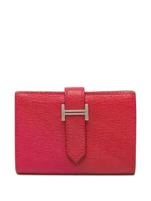 Hermès 2018 Bearn Wallet - Red
