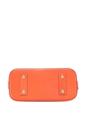LOUIS VUITTON 2015 Monogram Vernis Alma Bb Satchel - Orange