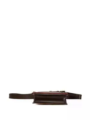 LOUIS VUITTON 2001 Damier Ebene Portobello Crossbody Bag - Brown
