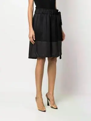 LANVIN 2006 Panelled Gathered Skirt