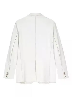 Fendi 2000 Single-breasted Leather Blazer