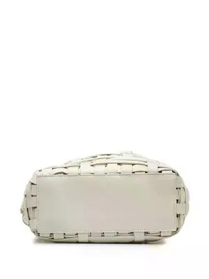JIL SANDER Woven Basket Leather Handbag