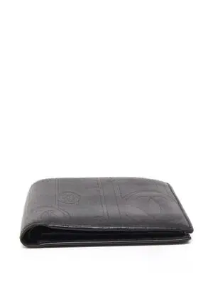 CARTIER Logo-embroidered Leather Wallet