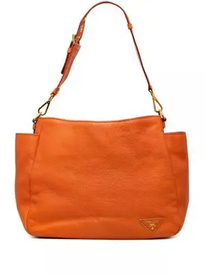 Prada Vitello Daino Side Pocket Shoulder Bag