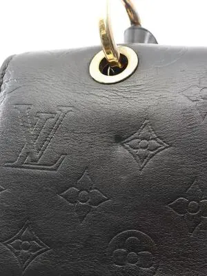 LOUIS VUITTON 2017 Monogram Embossed Leather Handbag