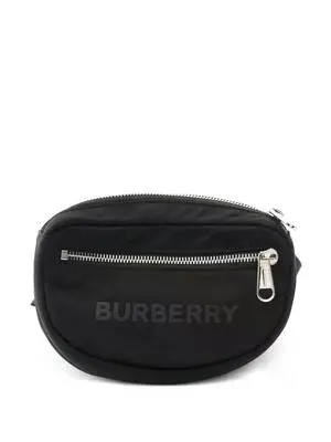Burberry 2010s Zip Belt Bag - Black