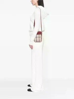 Burberry House Check Canvas Crossbody Bag