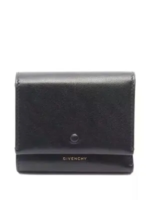 Givenchy 2010-2025 Leather Day Wallet Small Wallets - Black