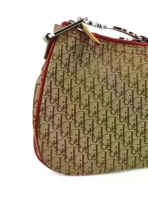 Dior 2004 Rasta-color Trotter Saddle Bag