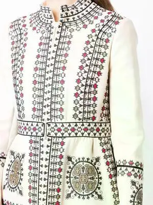 Valentino Garavani Embroidered High-neck Coat