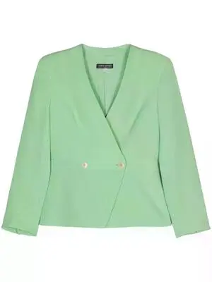 Giorgio Armani 1990s Double-breasted Silk Blazer