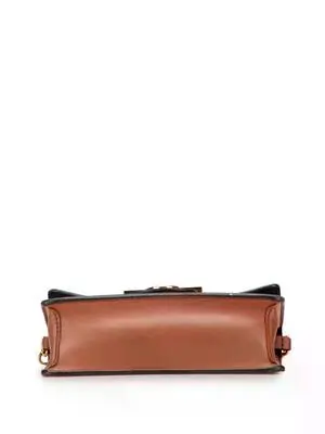 LOUIS VUITTON Monogram Reverse Dauphine Wallet On Chain - Brown