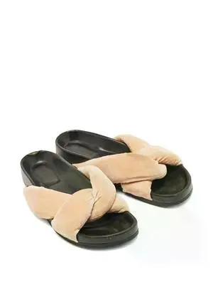 Chloé Velvet Slides