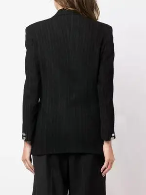 Versace 1990s Pinstripe Single-breasted Blazer