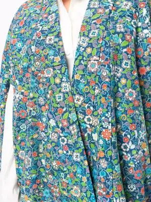 A.N.G.E.L.O. VINTAGE CULT 1970s Floral Split-sleeved Coat