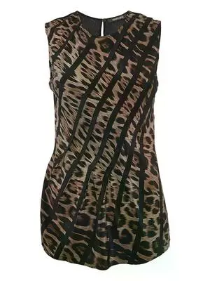 Roberto Cavalli Animal Print Camis Tanks For Women