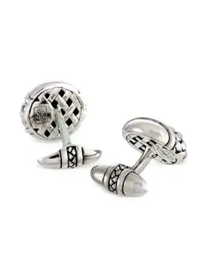 SCOTT KAY Braided-detail Cufflinks