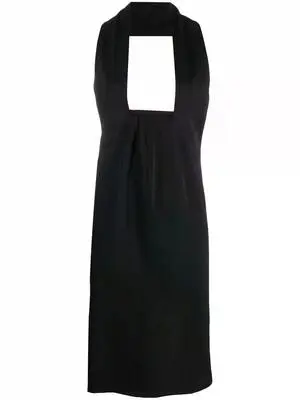 Comme Des Garçons 1989 Halterneck Pinafore Skirt - Black