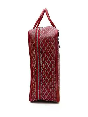 Goyard Goyardine Zipped Suitcase - Red