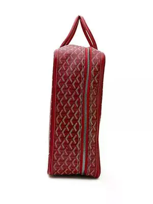 Goyard Goyardine Zipped Suitcase - Red