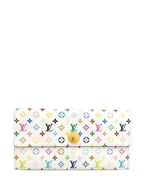 LOUIS VUITTON Monogram Canvas Continental Wallet - White