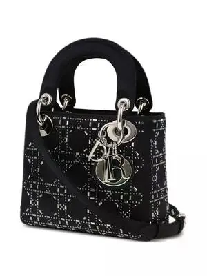 Dior Lady Mini Shoulder Bag - Black