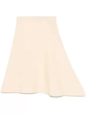 JIL SANDER Angie Midi Skirt - Neutrals