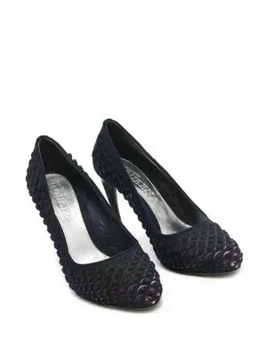 Alexander McQueen 110mm Scalloped Pumps