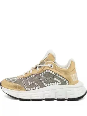 Versace Textured Sneakers For Women