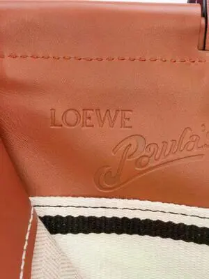 Loewe Large Stripes Cushion Tote Bag - Red