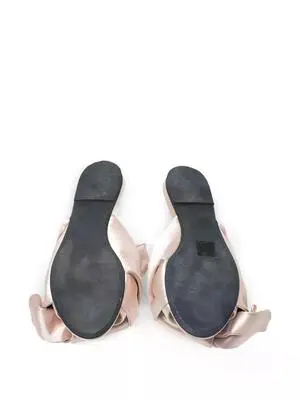 N°21 Satin Knot Sandals - Neutrals