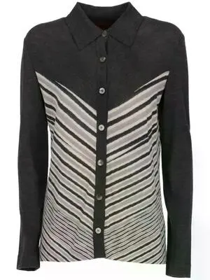 Missoni 2000s Striped Buttoned Jumper