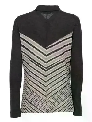 Missoni 2000s Striped Buttoned Jumper
